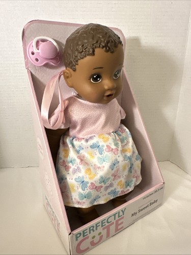 Perfectly Cute My Sweet Baby Girl Brown Eye Soft Body Baby Doll 14 ...