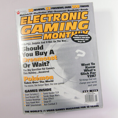 EGM Electronic Gaming Monthly Magazine #126 (Jan. 2000) Dreamcast ...