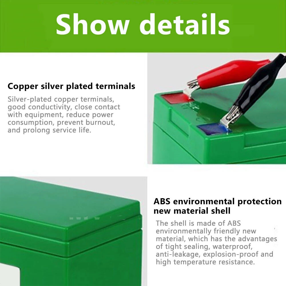 12V 3S 7P 40A BMS Li-ion Battery Pack DIY Kits Case Holder for 18650 ...