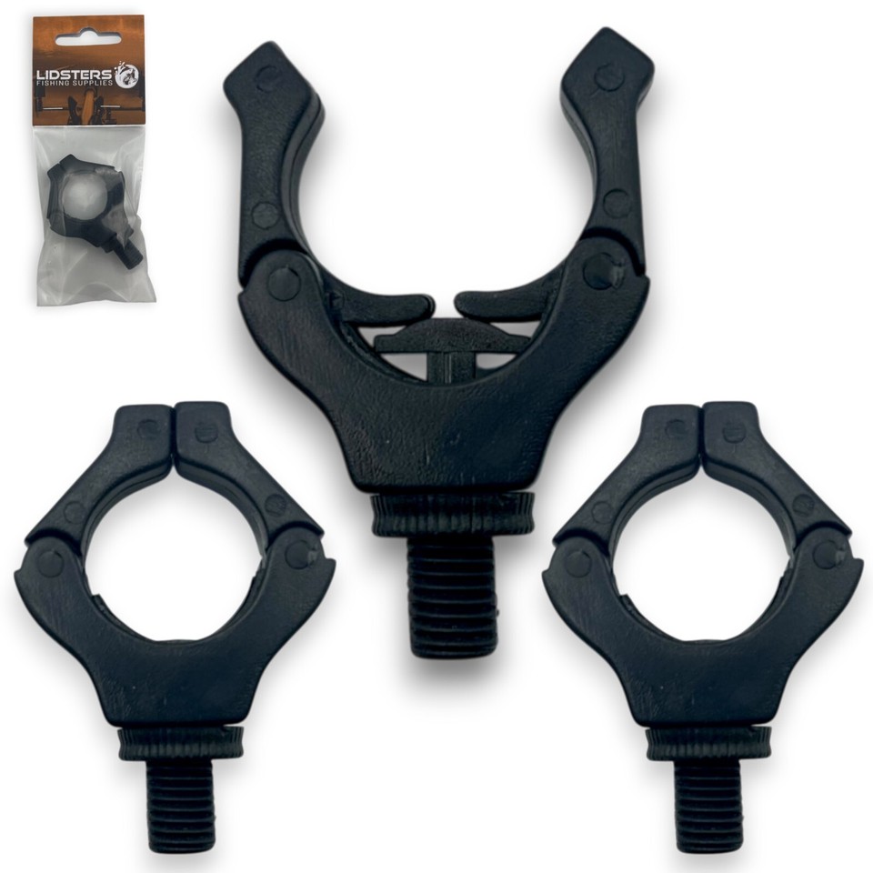 3 x Lidsters Rod Rests Secure Rod Back Butt Rest Carp Fishing Grip ...