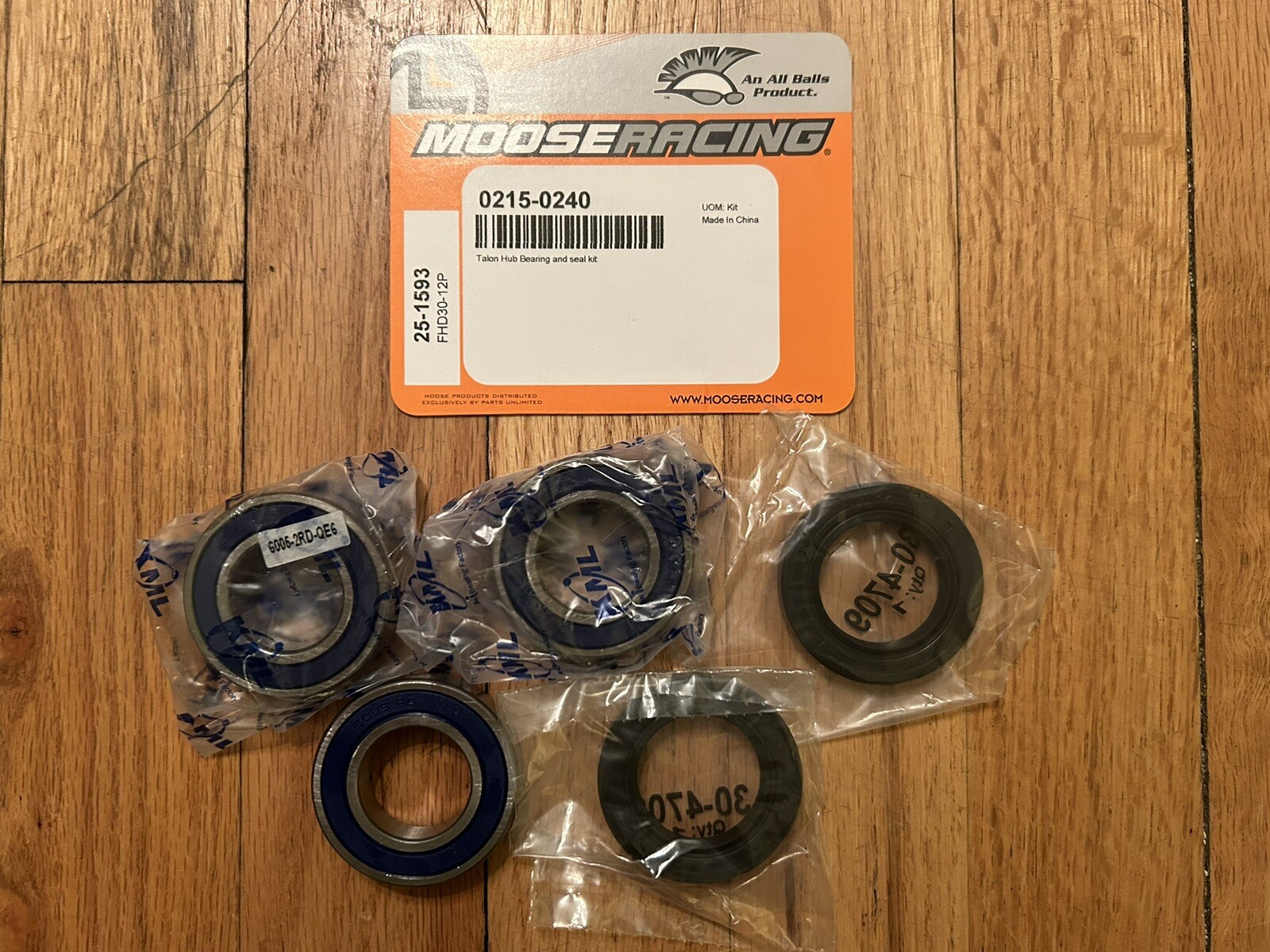 Moose Racing Talon Hub Rear Wheel Bearing & Seal Kit CR KX RM YZ KTM ...