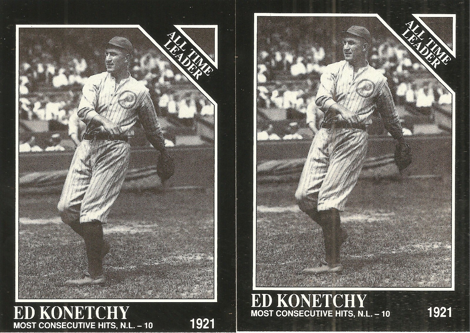 2 CARD 1991 CONLON ED KONETCHY BASEBALL CARD LOT #263 | eBay