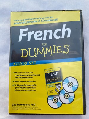French for Dummies Audio Set by Zoe Erotopoulos 3 CD Set Sealed ...