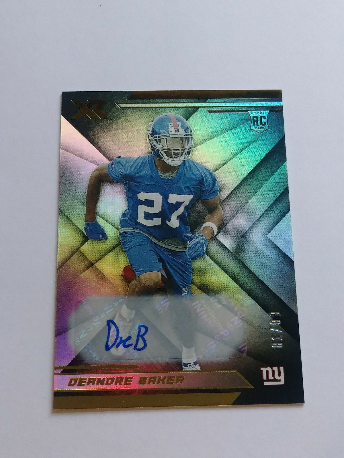 2019 Panini XR ** AUTOGRAPH ROOKIE ** #181 Deandre Baker RC #D / 99 | eBay