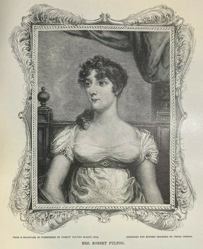 1896 American Girls in Clermont Robert Fulton Patty Fulton Kate Fulton ...