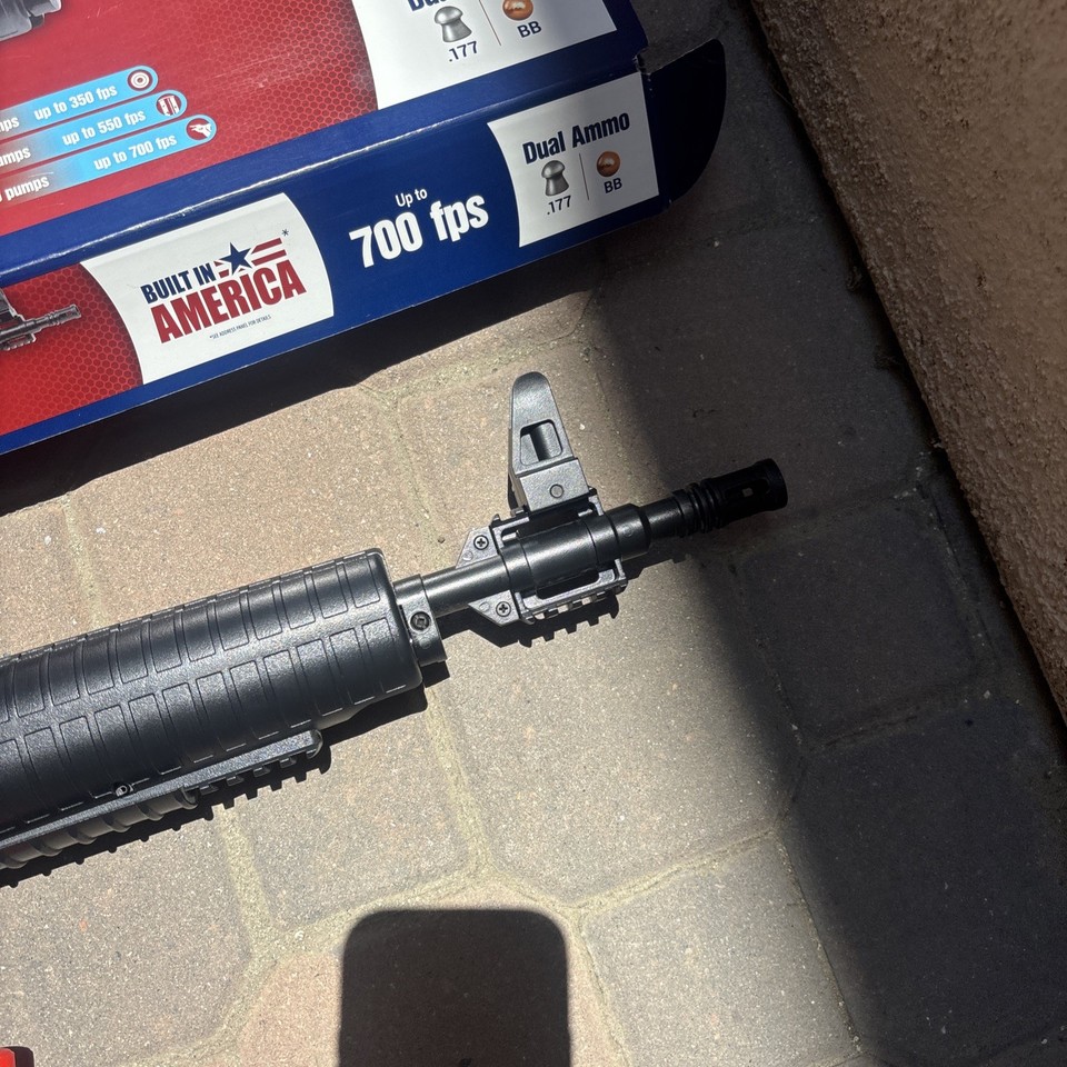 Crosman M4-177 .177 Pellet / BB Pneumatic Pump Air Rifle w/ Box up to ...