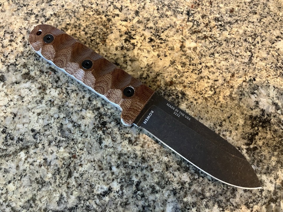 ESEE PR4 Fixed Blade Survival Knife with Leather and Kydex Sheaths ...