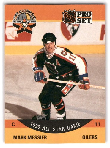 Mark Messier 1990-91 Pro Set HOCKEY #349 Edmonton Oilers | eBay