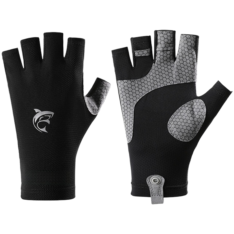 Fishing Gloves Microfiber Leather Thumb Lightweight Porous Material For ...