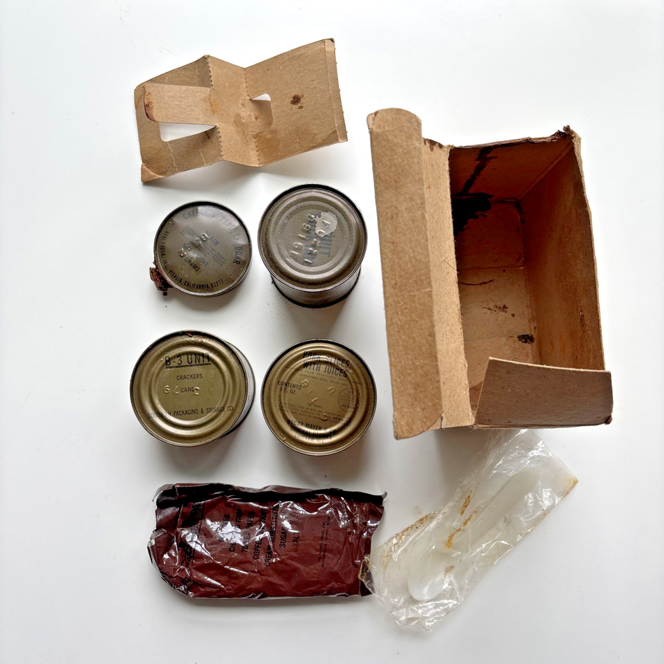 MCI Meal Combat Individual Ration B-3 Unit Ham Sliced Cooked With ...