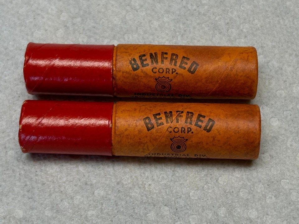 2 Full Vintage Benfred Target King Steel Copper Clad BB Gun Rifle Shot ...