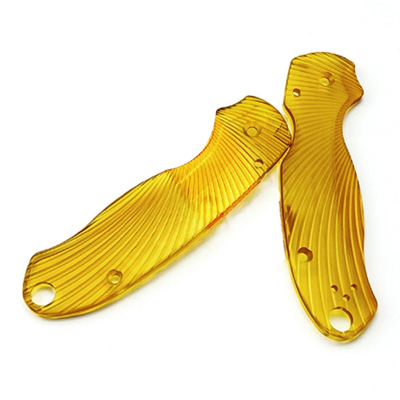 Transparent Acrylic Knife Handle Scales for Spyderco C223 Para 3 ...