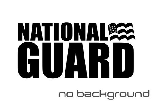 National Guard Sticker Vinyl Decal - Army US Proud Wife Military Family ...