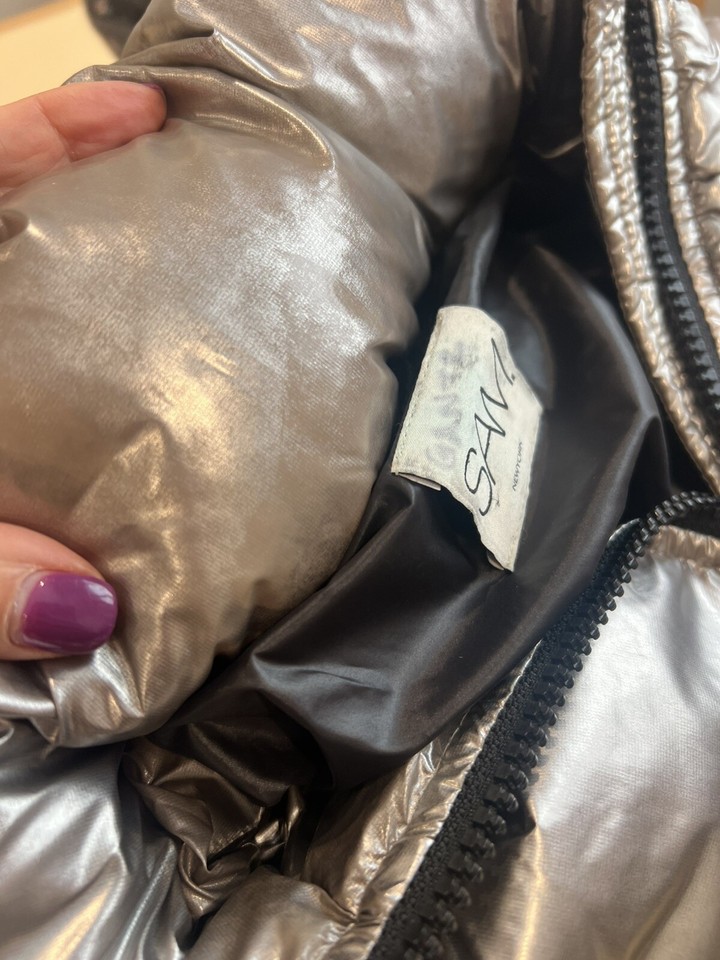 SAM New York Girls Freestyle Down Insulated Puffer Jacket Metallic ...