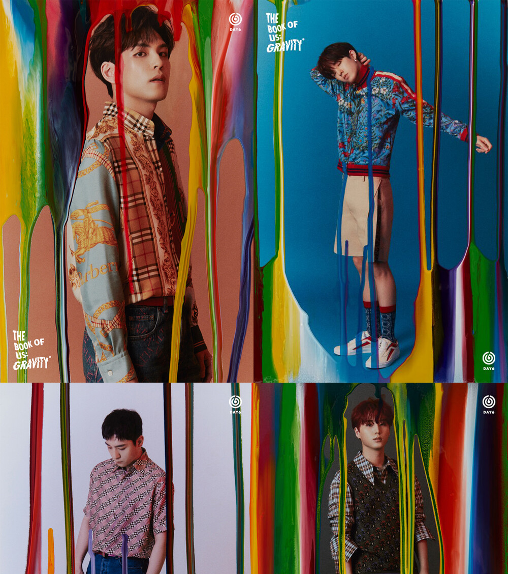 DAY6 THE BOOK OF US:GRAVITY Album 2 Ver SET+POSTER+Book+Card+Mark+GIFT ...