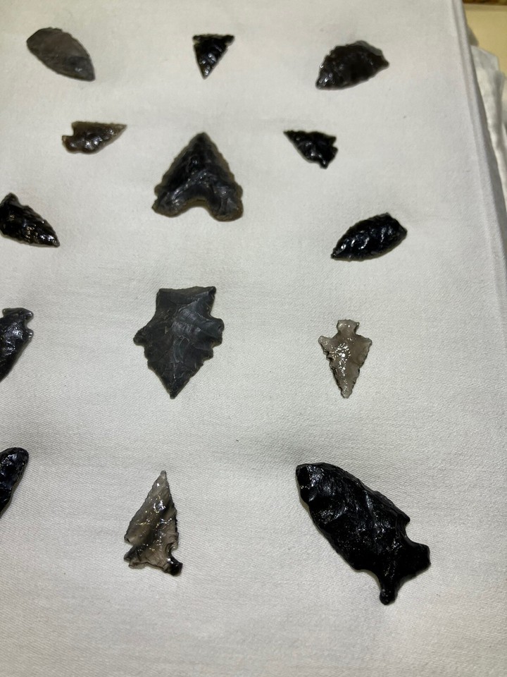 Arrowhead Collection - Obsidian - Oregon - Authentic | eBay