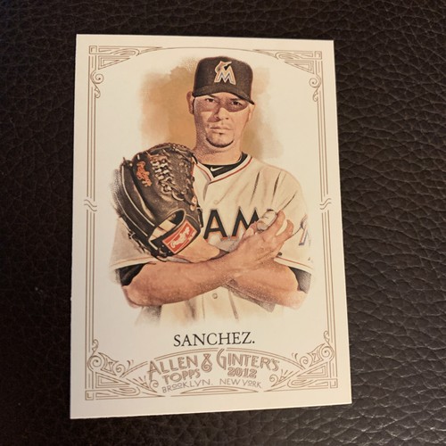 2012 Topps Allen & Ginter Anibal Sanchez #312 Miami Marlins | eBay