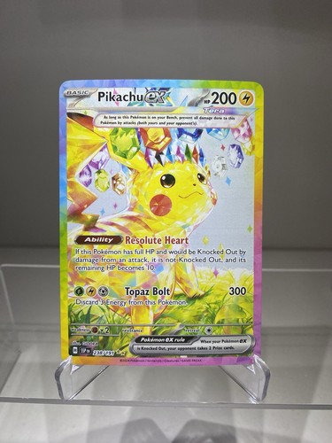 Pikachu ex 238/191 SIR English Sv08: Surging Sparks Holo Pack-Fresh! NM ...