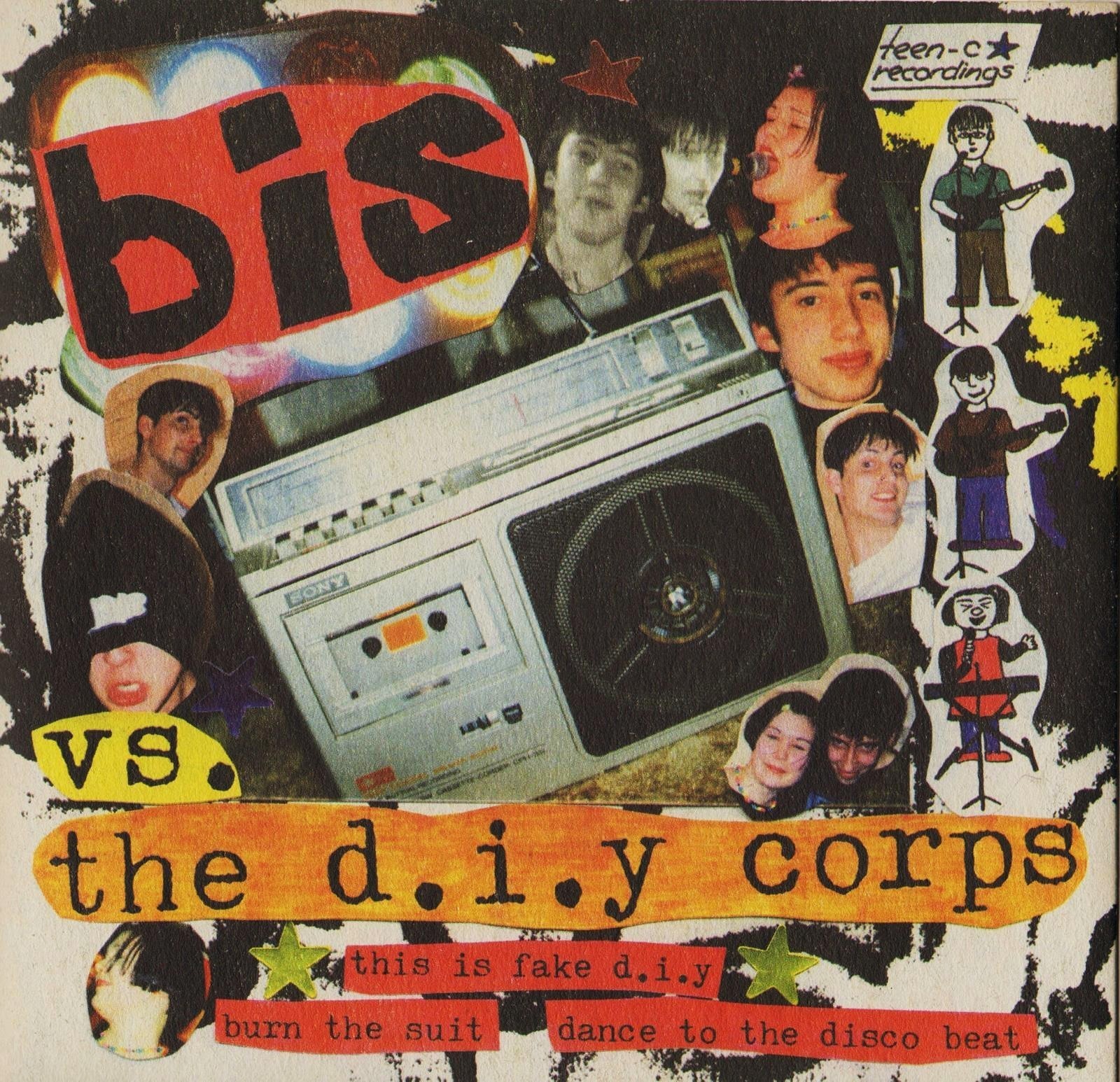 Bis Vs The D. I. Y. Corps Ep Sketch 001 UK Teen-C 1996 con Inserto 17 ...