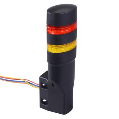 IDEC LD6A-2WQB-RY Red/Yellow Stack Light LED Tower Wall Mount 24VAC/DC ...