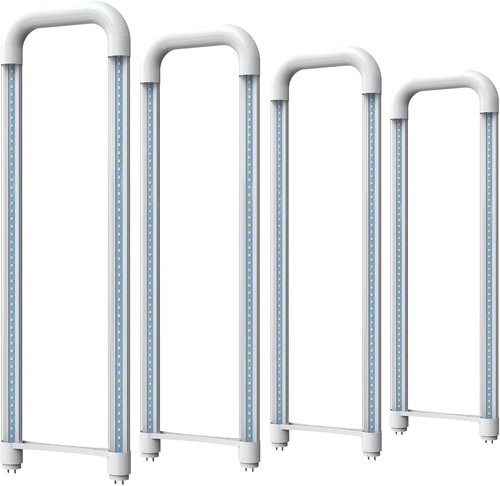 Romwish U Shaped LED Tube Lights, T8 T12, 18W(40W Equiv.), 6000K Cool ...