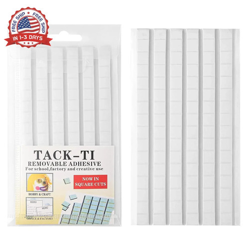 102 Pcs Adhesive Sticky Tack, Removable Poster Putty - Reusable ...