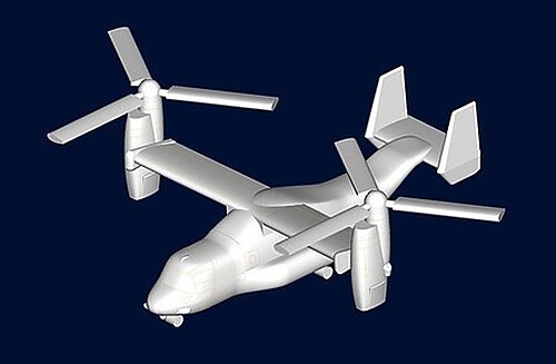 Trumpeter MV-22 Saprey Helicopters - Plastic Model Helicopter Kit - 1/ ...