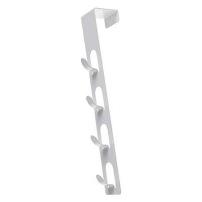 4 Layers Door Back Hanger Hook Iron Vertical Clothes Hook Drilling Free ...
