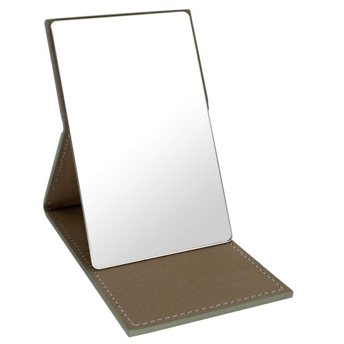 Compact Mirror, Unbreakable Shatterproof Stainless Steel Folding Small ...