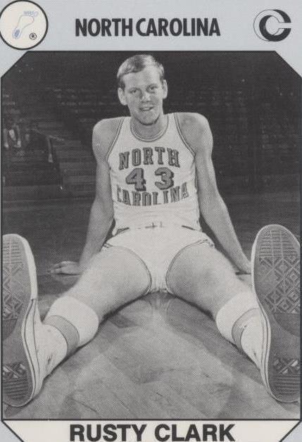 1990 Collegiate Collection North Carolina Tar Heels - Rusty Clark #158 (RC) for sale online | eBay