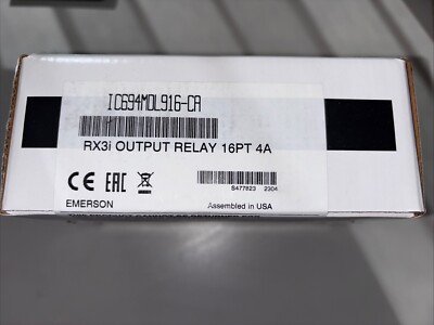 Emerson/GE Fanuc IC694MDL916 RX3i Output Relay 16PT Module, 4A, NEW ...