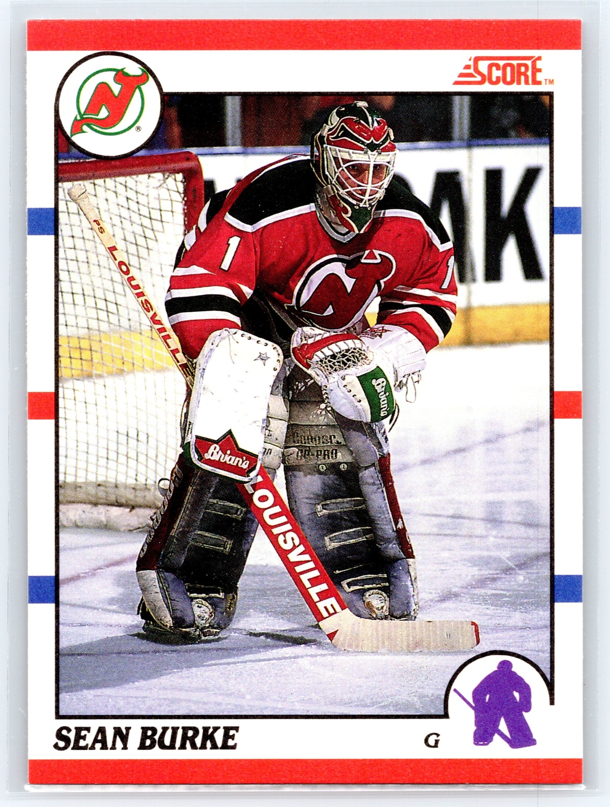 1990 Score Canadian #34 Sean Burke Hockey New Jersey Devils | eBay
