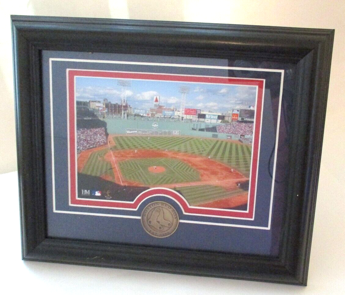 Fenway Park Framed Photo Boston Red Sox Commemorative Coin by Highland ...