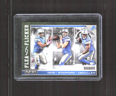 2017 Panini Playoff /199 #18 Abdullah/Stafford /Tate Flea Flicker Kickoff | eBay
