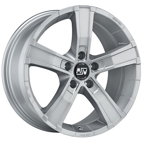 ALLOY WHEEL OZ RACING SAHARA 5 FOR FORD FOCUS ST 8X18 5X108 FULL SILVER ...