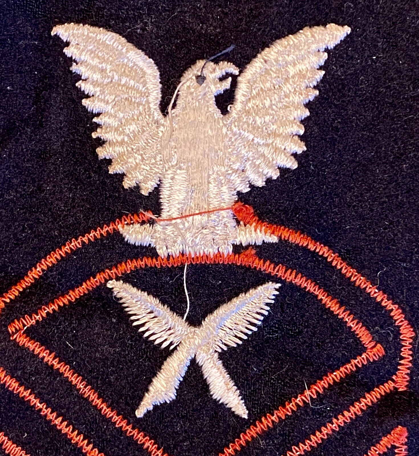 WWII undated Red US Navy Rate Yeoman CPO rank Patch USN CYN YNC | eBay