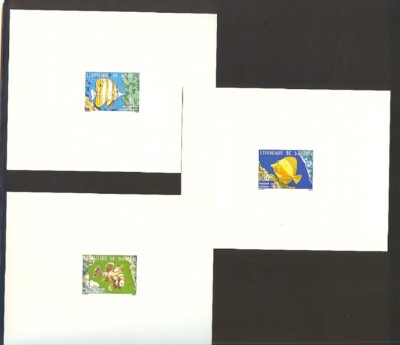 DJIBOUTI SC# 482-484 DELUXE PROOF CARD - SET OF 3 - SEE PICTURE | eBay