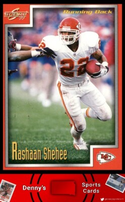 1999 Score #202 Rashaan Shehee Kansas City Chiefs Football Card | eBay