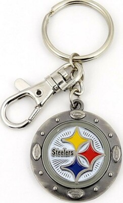 NFL - PITTSBURGH STEELERS OFFICIALLY LICENSED IMPACT TEAM KEY CHAIN KEY ...