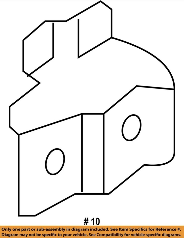 GM OEM Fender Mounting Bracket Left 22977762 | eBay