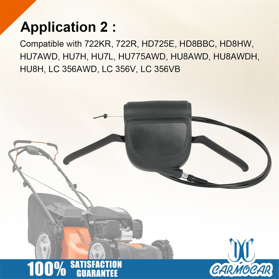 589818808 Craftsman Control Cable Fits For Husqvarna HU775H HU700 HU800 ...