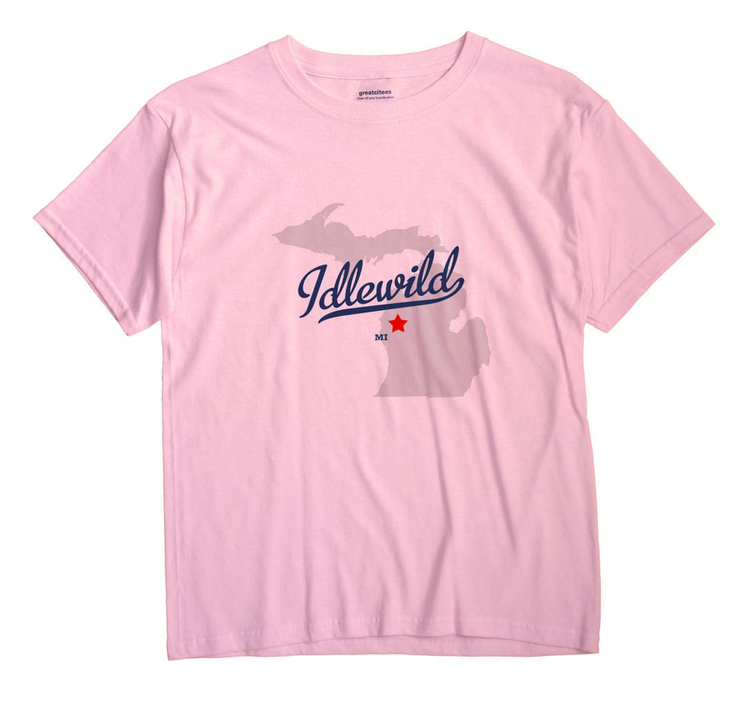 Idlewild Michigan MI T-Shirt MAP | eBay