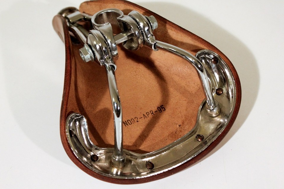 SELLE CUIR IDÉALE DIAGONALE NOS VÉLO ANCIEN VINTAGE ROAD BICYCLE IDÉLAE ...