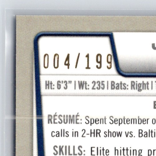 JESUS MONTERO 2012 BOWMAN CHROME PURPLE REFRACTOR ROOKIE CARD 203 #'d ...