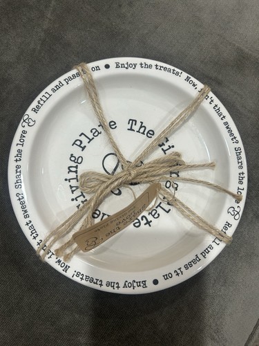 The Giving Plate “Share The Love” 7” Ceramic Plates Lot Of 6 NWT | eBay