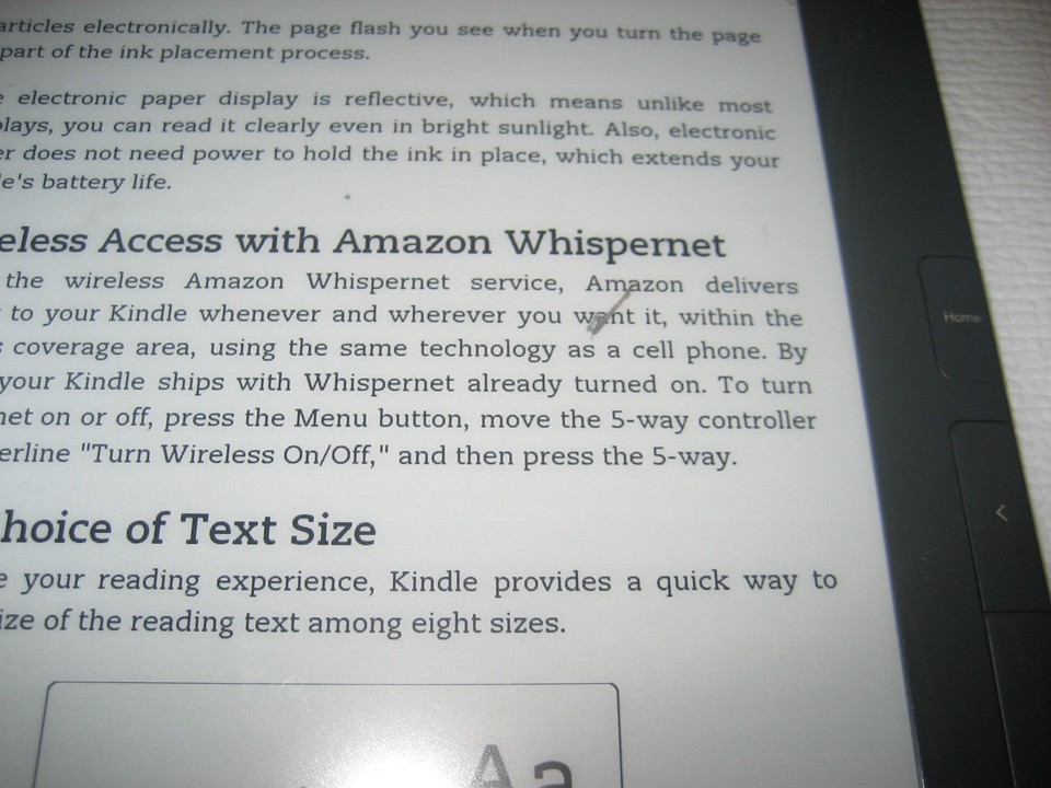 Amazon Kindle DX (2nd Generation), Graphite, 4GB, 9.7 in, D00801 #02 | eBay