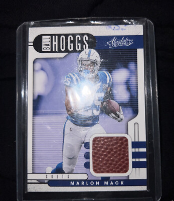2019 Panini Absolute Marlon Mack / COLTS JERSEY Patch Sports Trading ...