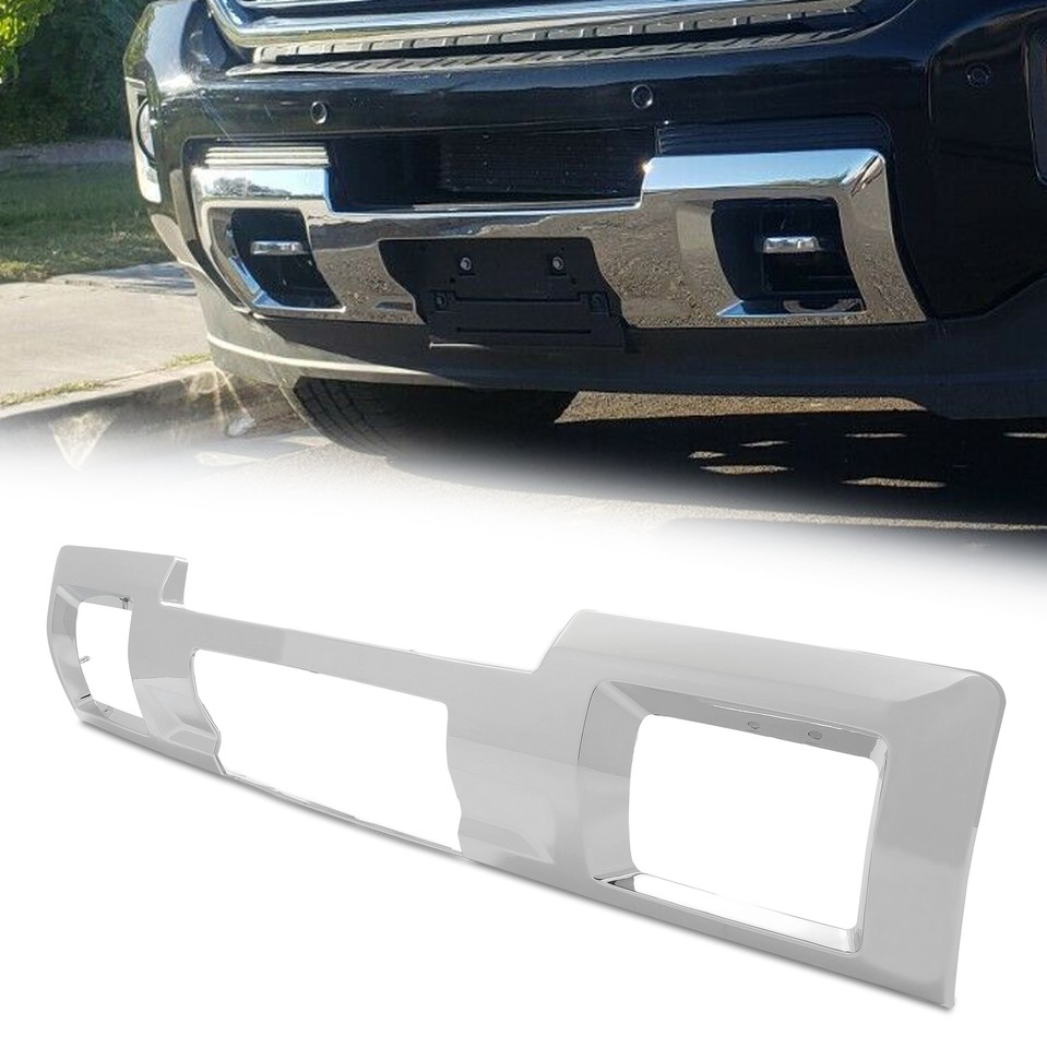 For 15-19 GMC 2500HD 3500HD Chrome Front Bumper Skid Plate Face Bar ...
