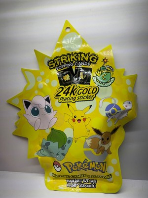 Pokemon Striking Popping Candy 24K Gold Sticker Pack! US SELLER | eBay