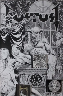 FAUSTUST ''THE RISING'' POSTER TIM VIGIL DEVIL SATAN DANZIG 666 ...